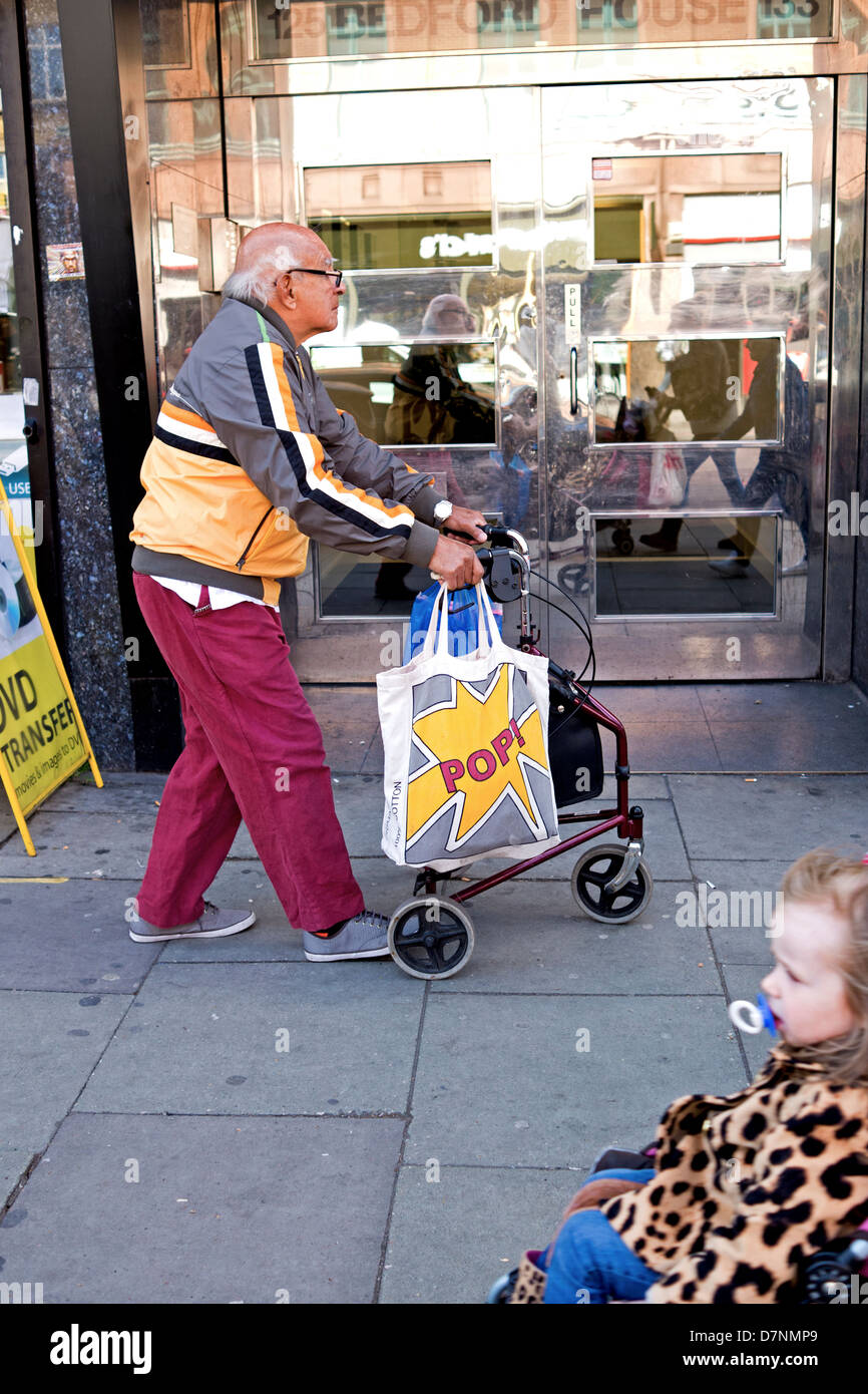 Pushing mobility aid walking frame High Resolution Stock Photography ...
