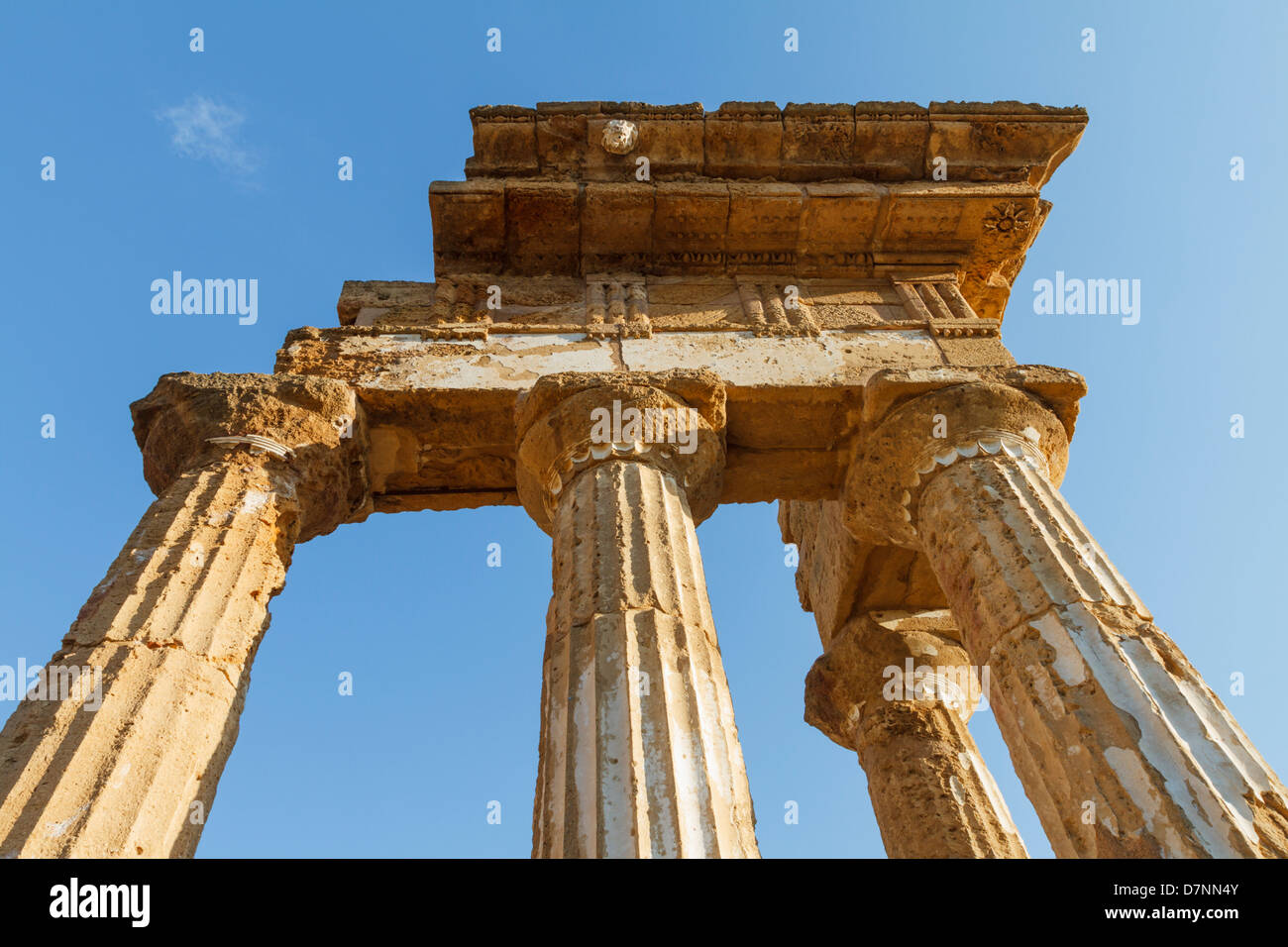 Ancient greek temple pollux dioscuri hi-res stock photography and ...