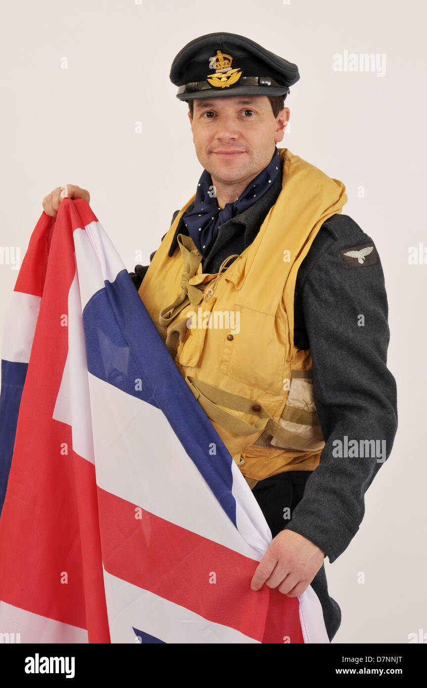 Royal Air Force uniform as worn by crew members of Bomber Command ...