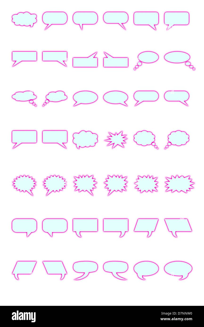 Talk line art Cut Out Stock Images & Pictures - Alamy