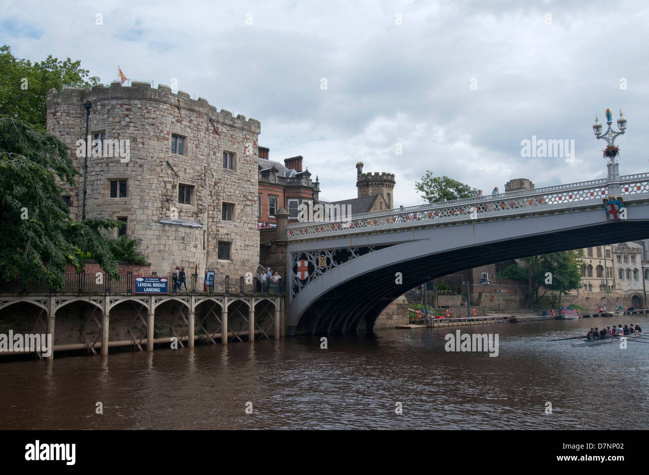 Lendal Tower by Lendal bridge, York Stock Photo - Alamy