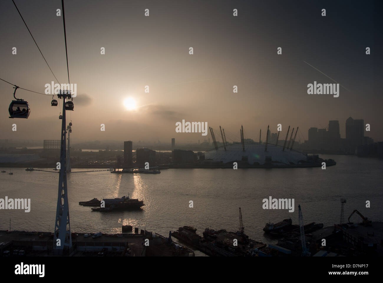 Sunrise over Emirates airline Stock Photo - Alamy