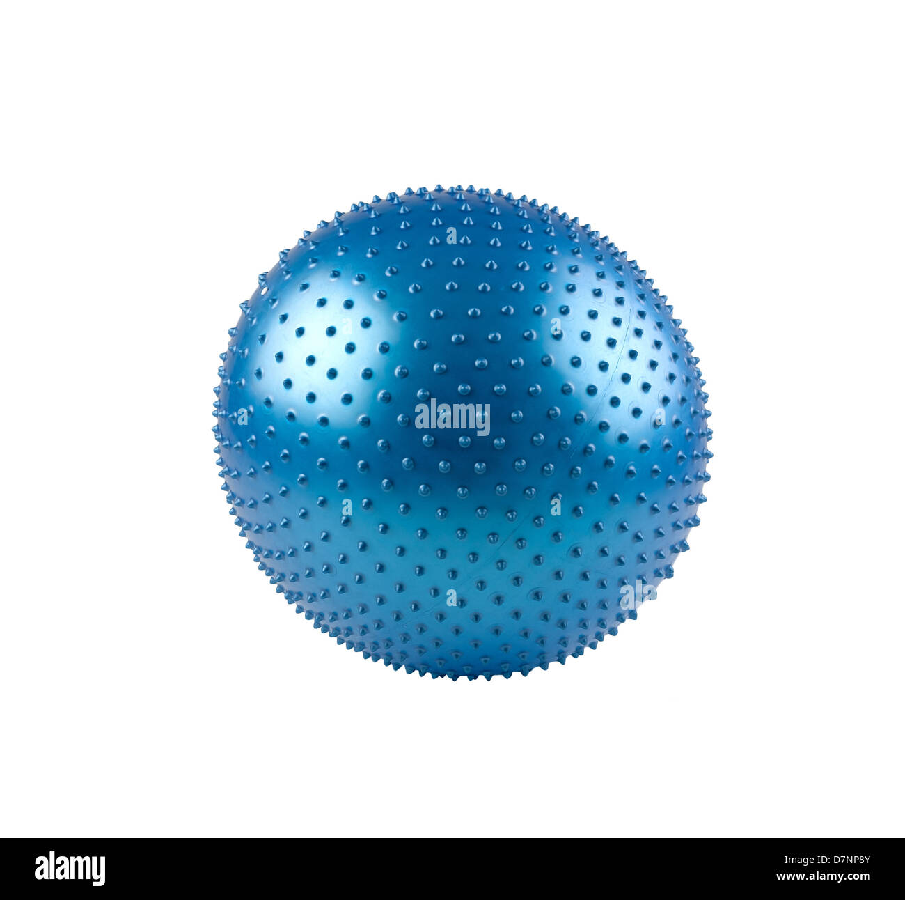 Blue gym ball for exercise Stock Photo - Alamy