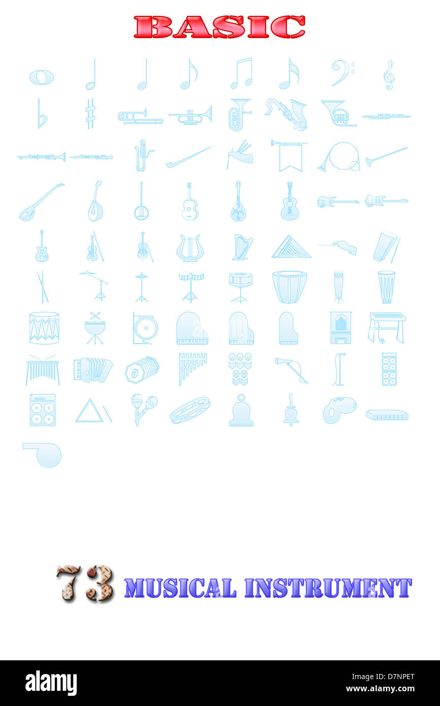 Bell instrument Cut Out Stock Images & Pictures - Alamy