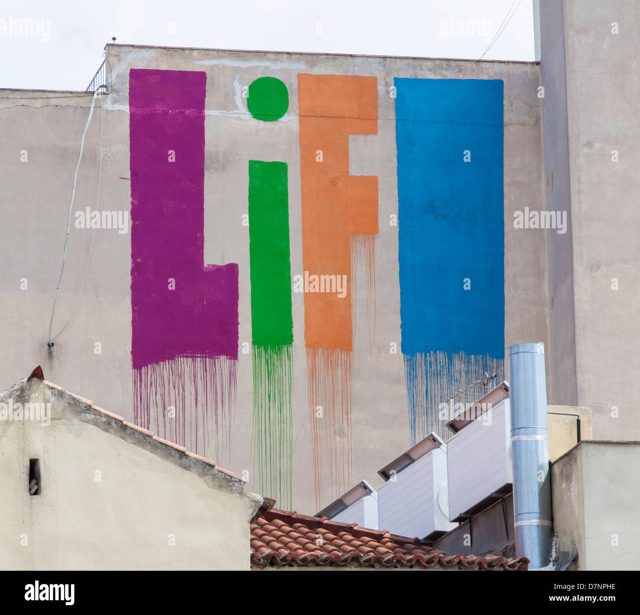 The word "Life" in Graffiti Stock Photo - Alamy