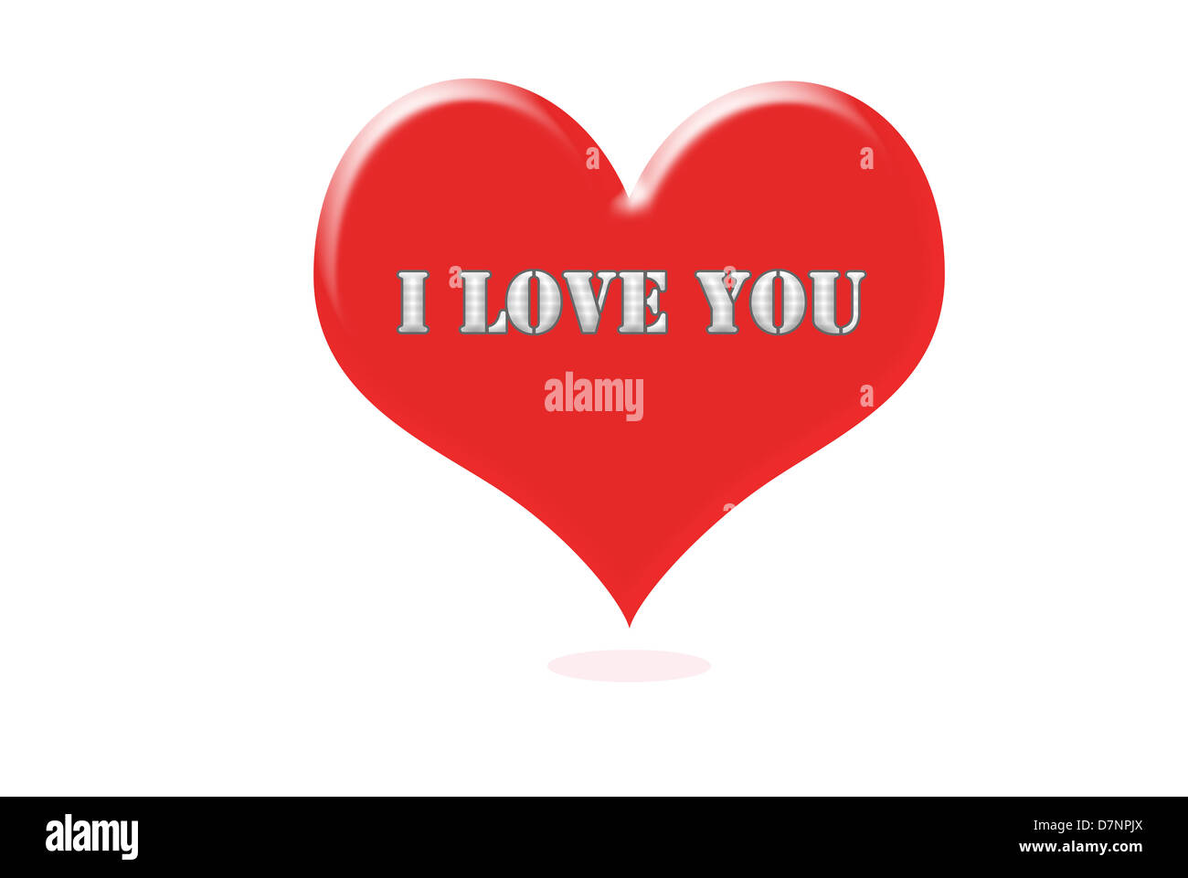 heart I love you Stock Photo - Alamy