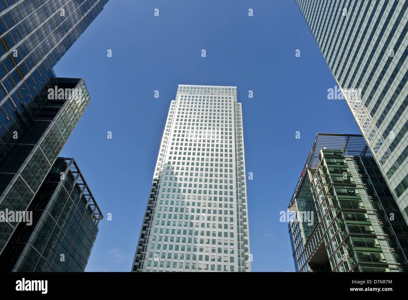 Iconic One Canada Square building, Canary Wharf, London, United Kingdom ...