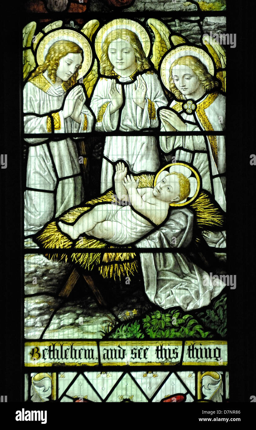 Rochester cathedral stained glass window hi-res stock photography and ...