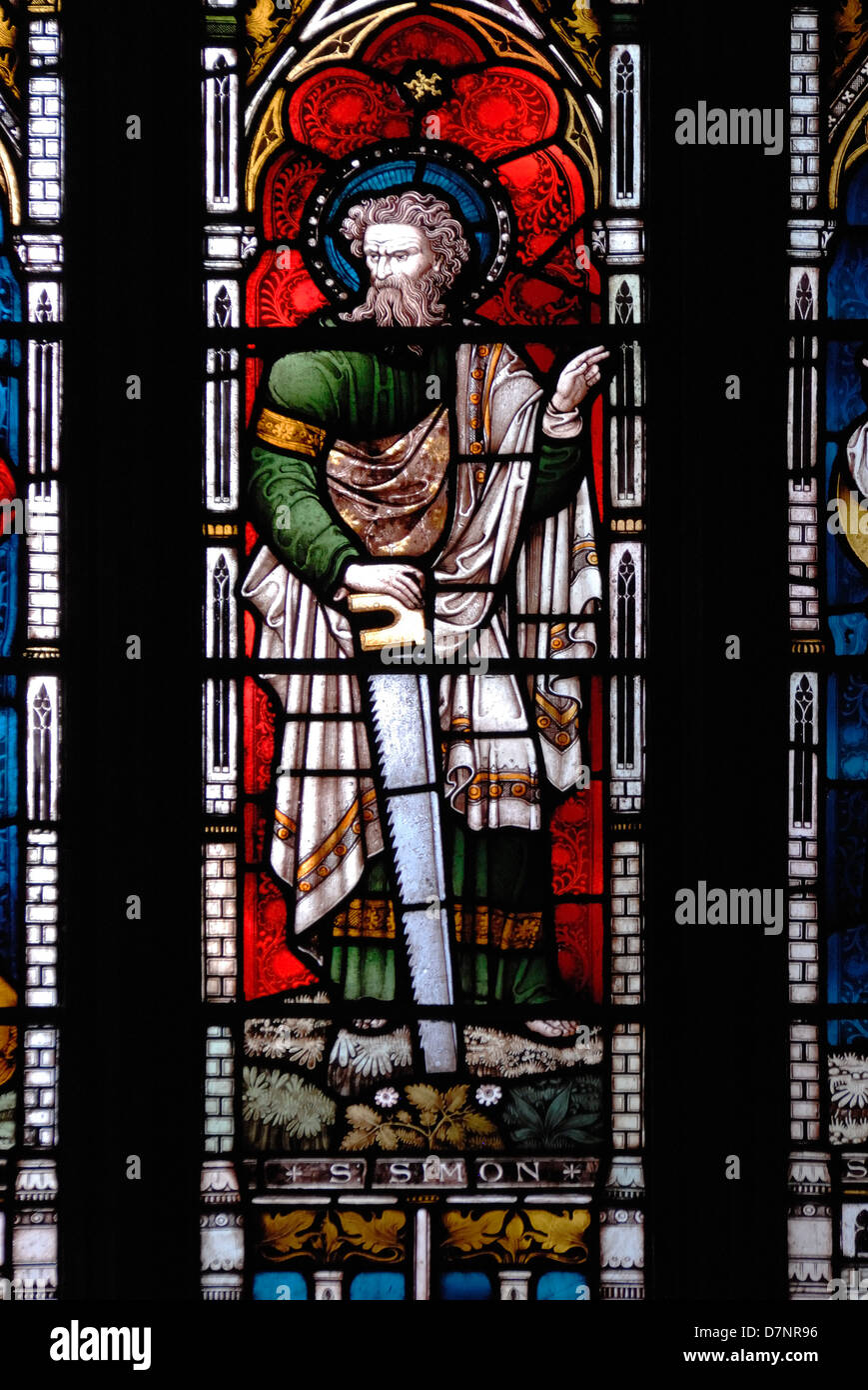 Rochester cathedral stained glass window hi-res stock photography and ...