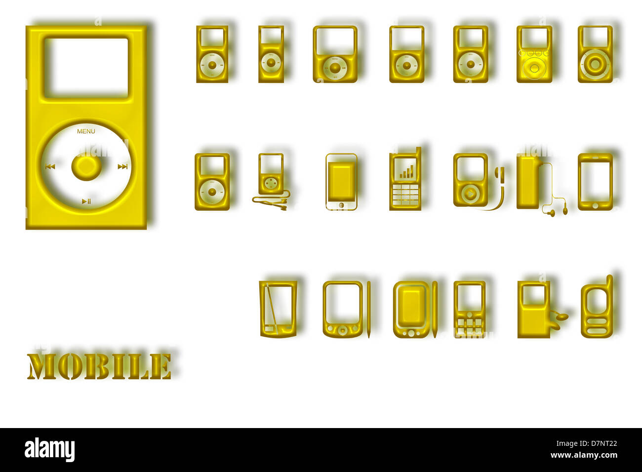 Mobile icon hi-res stock photography and images - Alamy