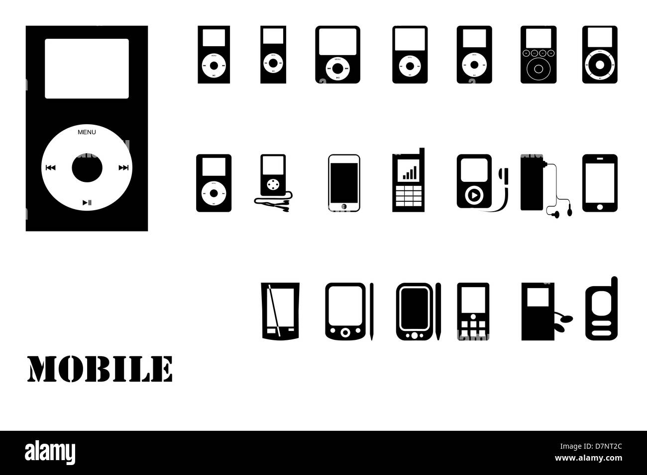 Mobile icon hi-res stock photography and images - Alamy