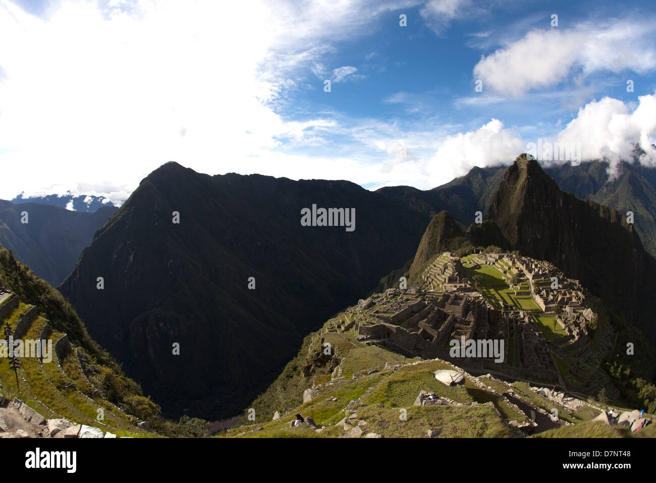 wide angle shot of Machu Picchu Stock Photo - Alamy