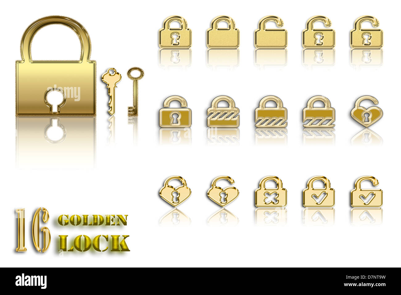 Lock of light Cut Out Stock Images & Pictures - Alamy