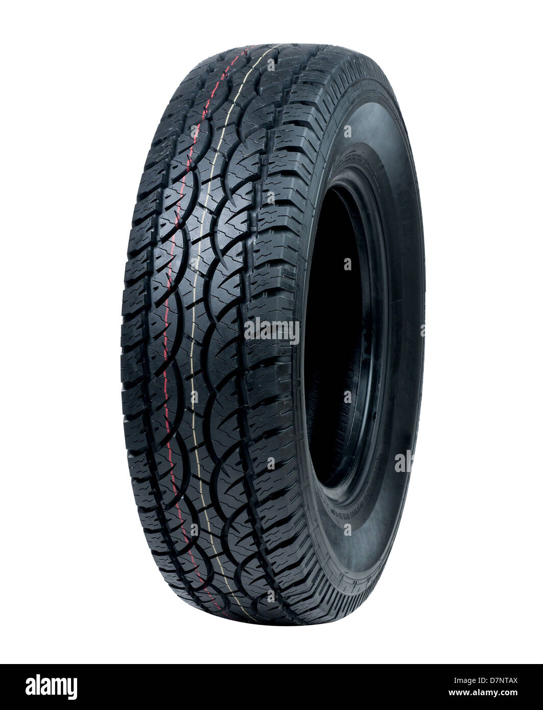 New car tire on Cut Out Stock Images & Pictures - Alamy