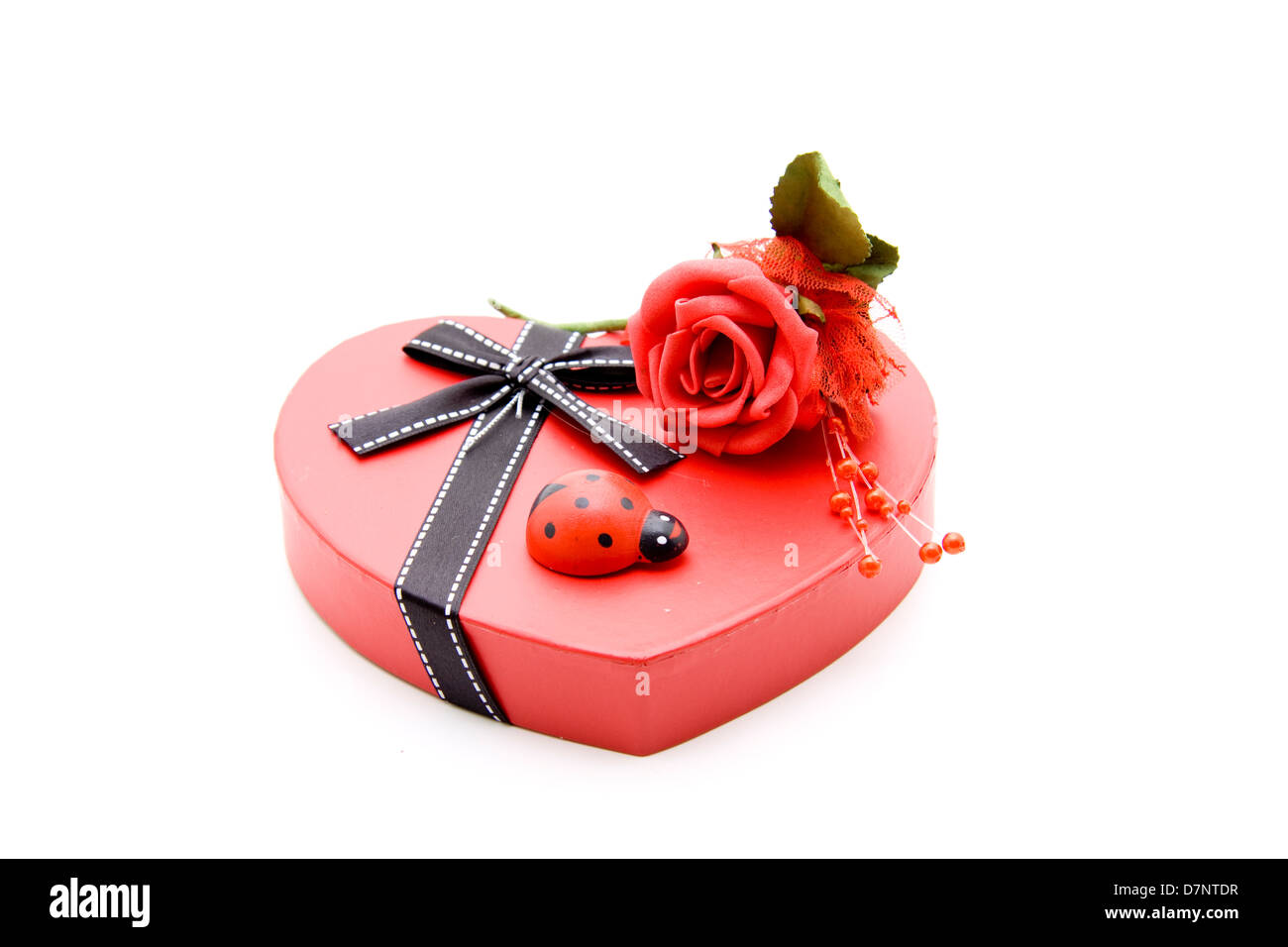 Heart with beetle Stock Photo - Alamy