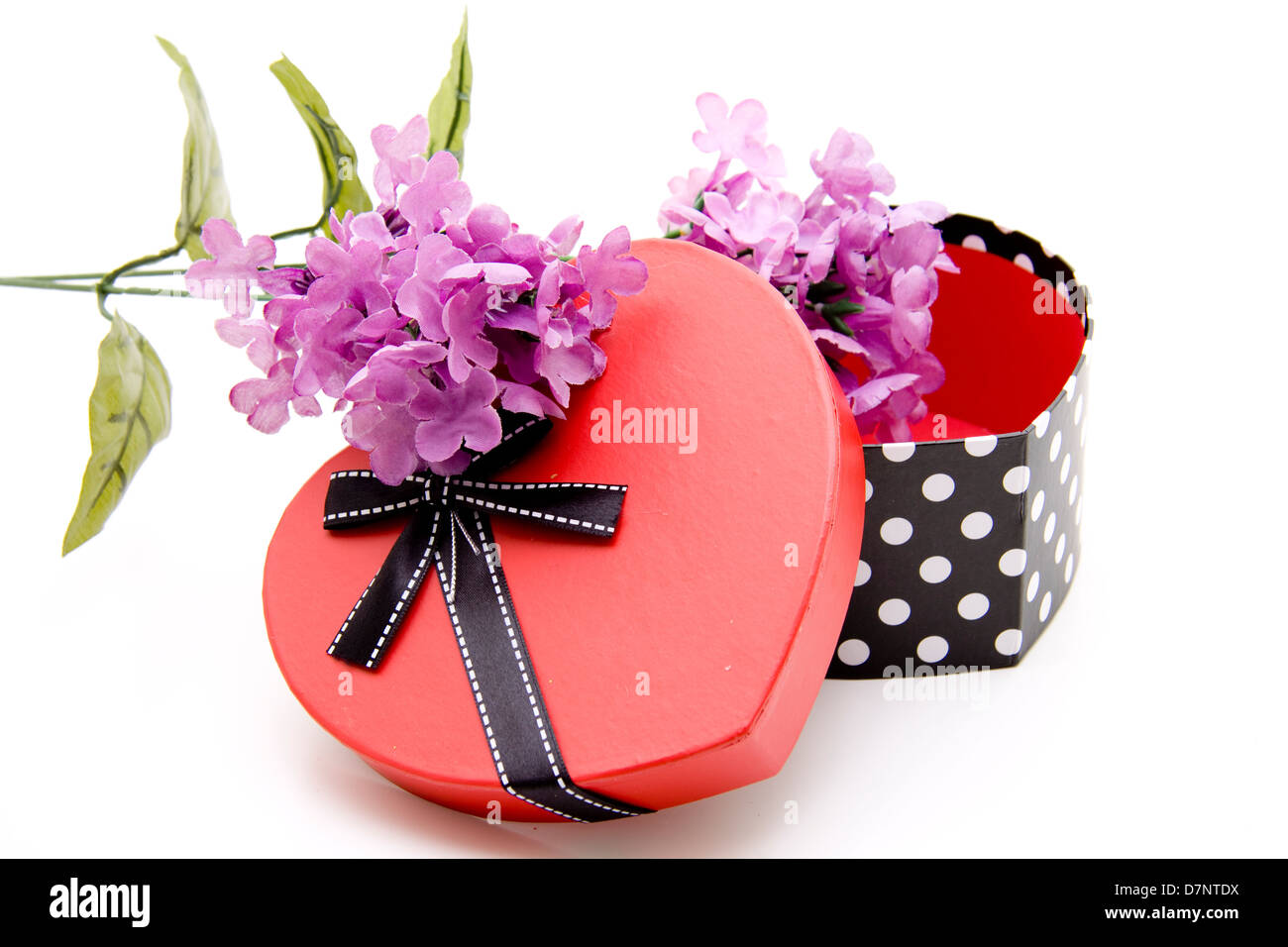 Heart box with loop Stock Photo - Alamy