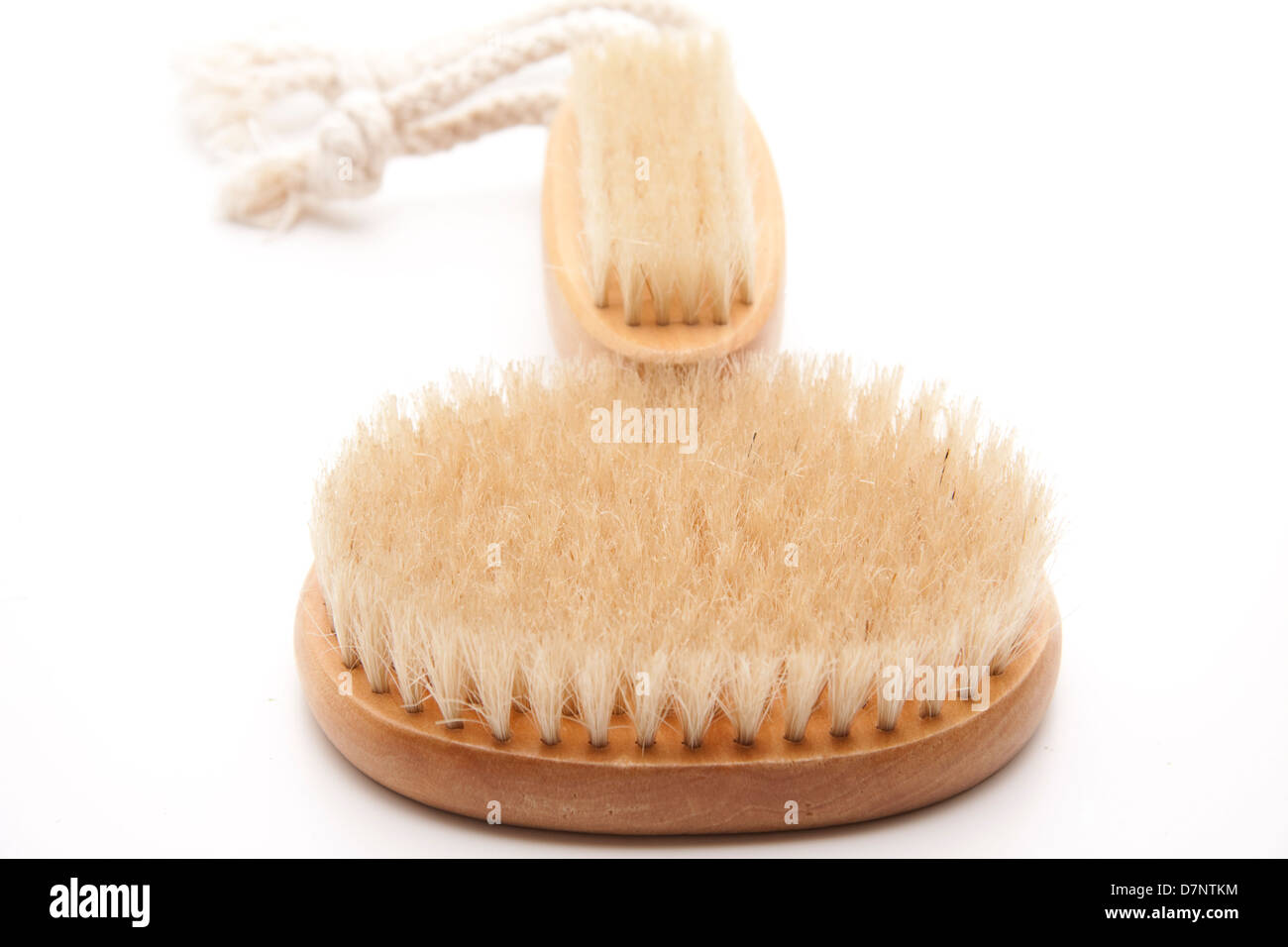 Back brush with bristles Stock Photo - Alamy