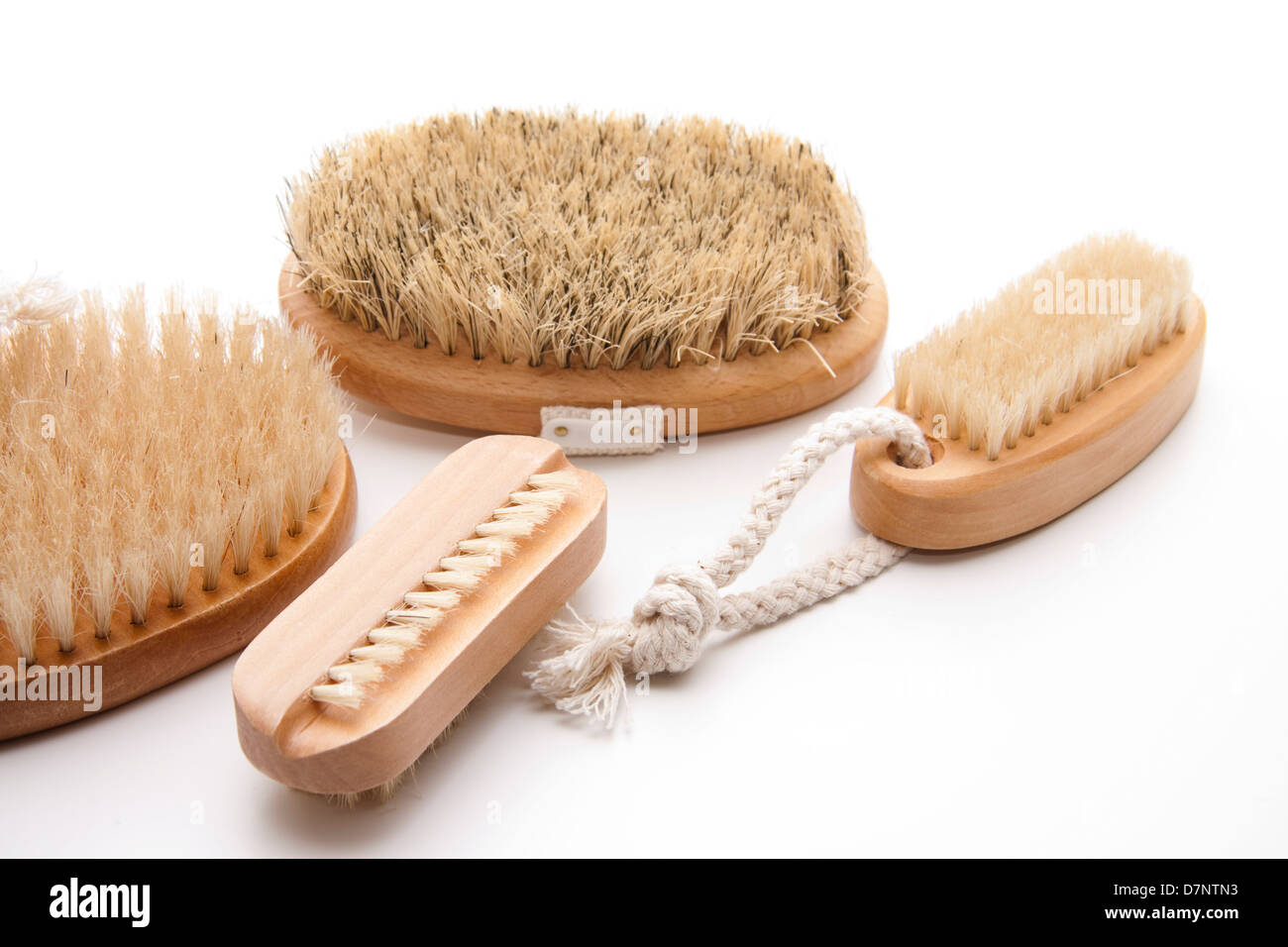 Back brushes with nailbrush Stock Photo - Alamy