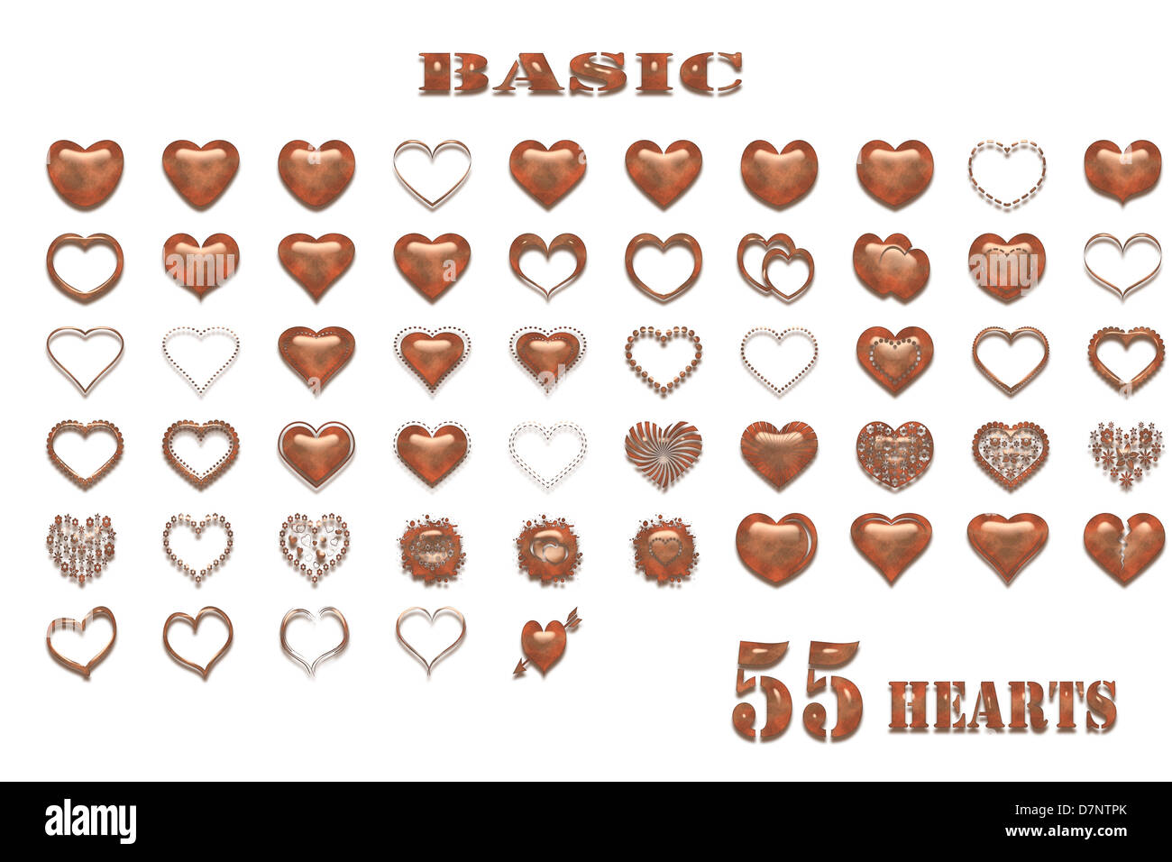 Artistic heart logo hi-res stock photography and images - Alamy