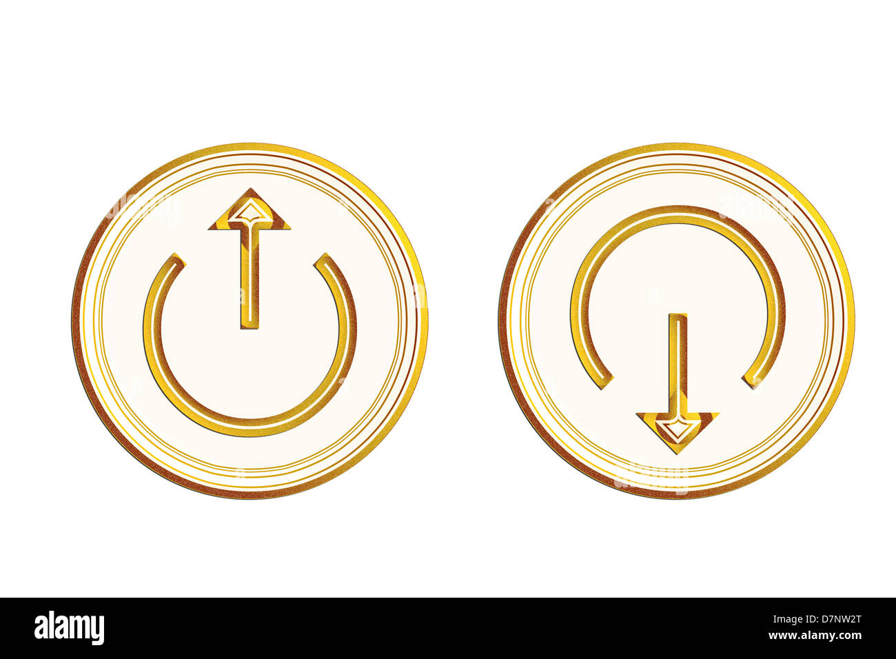 up and down button Stock Photo - Alamy