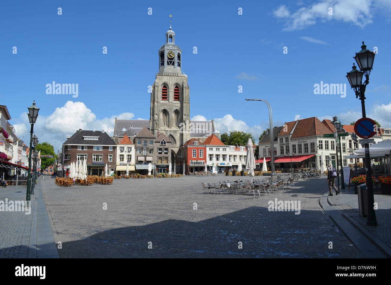 Traditional town square of The Netherlands Stock Photo - Alamy