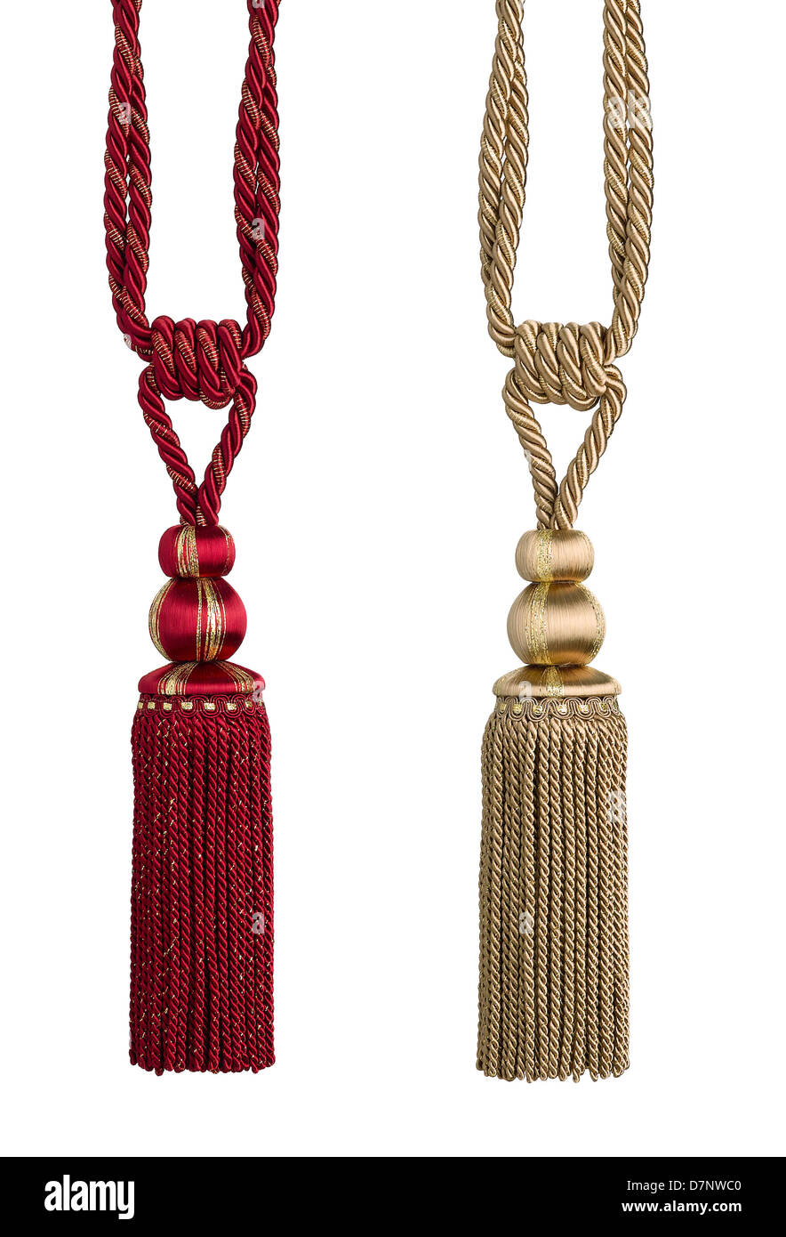 Beautiful tassel for decorated your curtain Stock Photo - Alamy