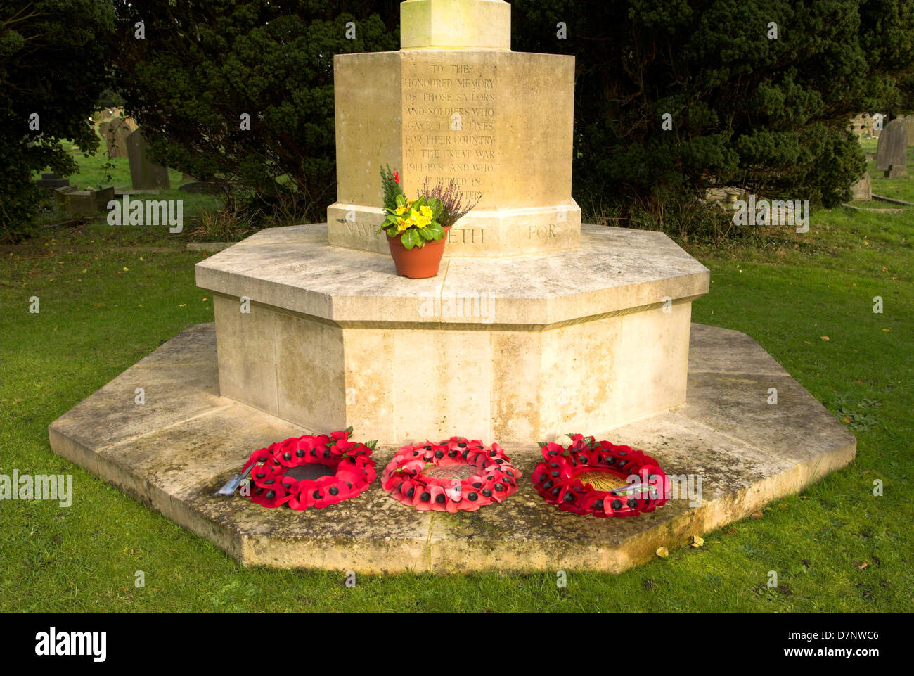 Part of the War Memorial - Broadwater and Worthing Cemetery, Worthing ...