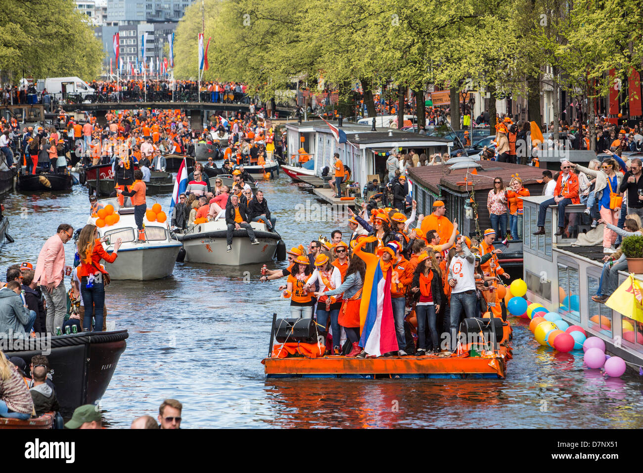 Kings day amsterdam hi-res stock photography and images - Alamy