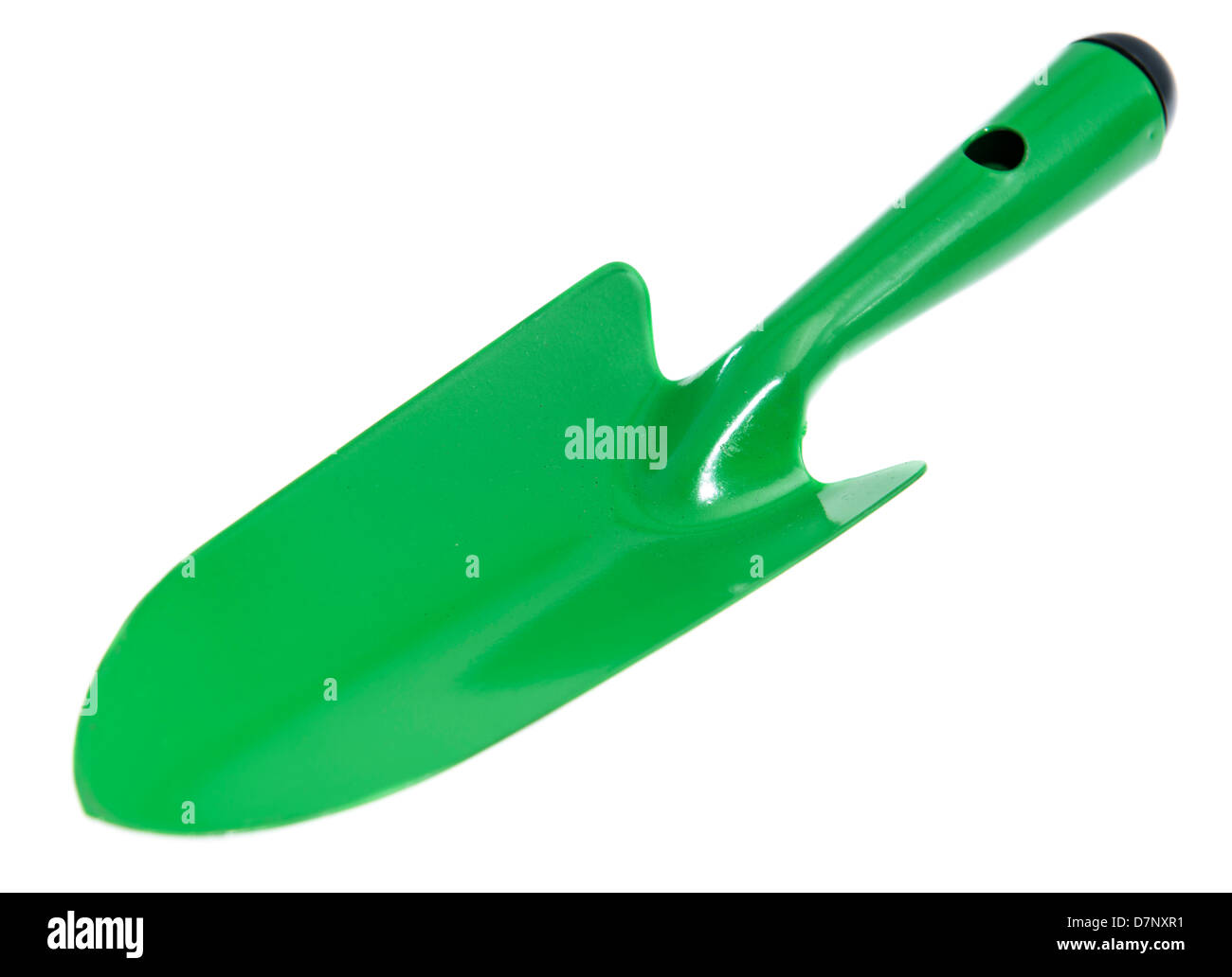 Green Shovel isolated on white background Stock Photo - Alamy