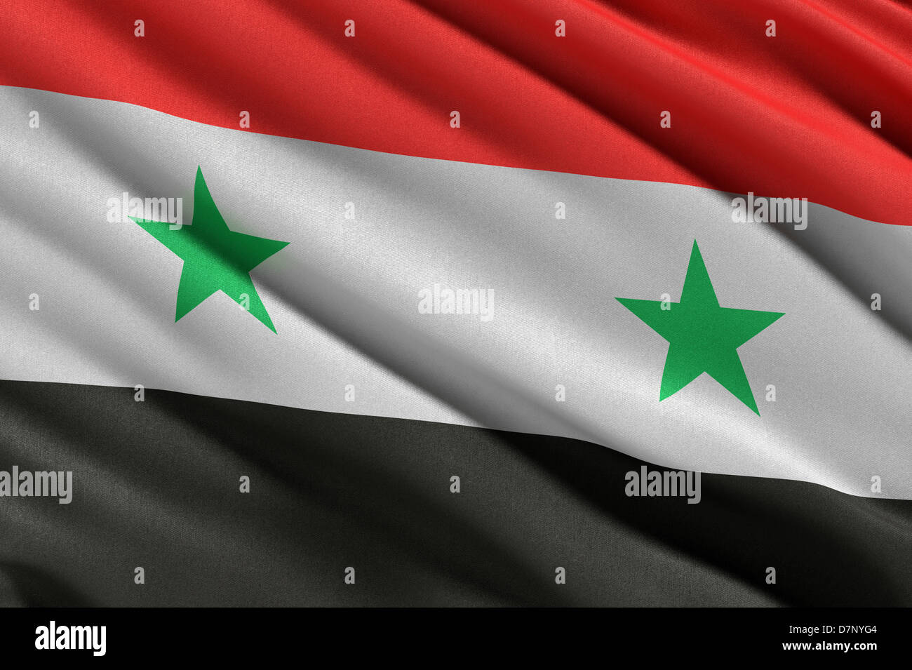 Flag of Syria Stock Photo - Alamy