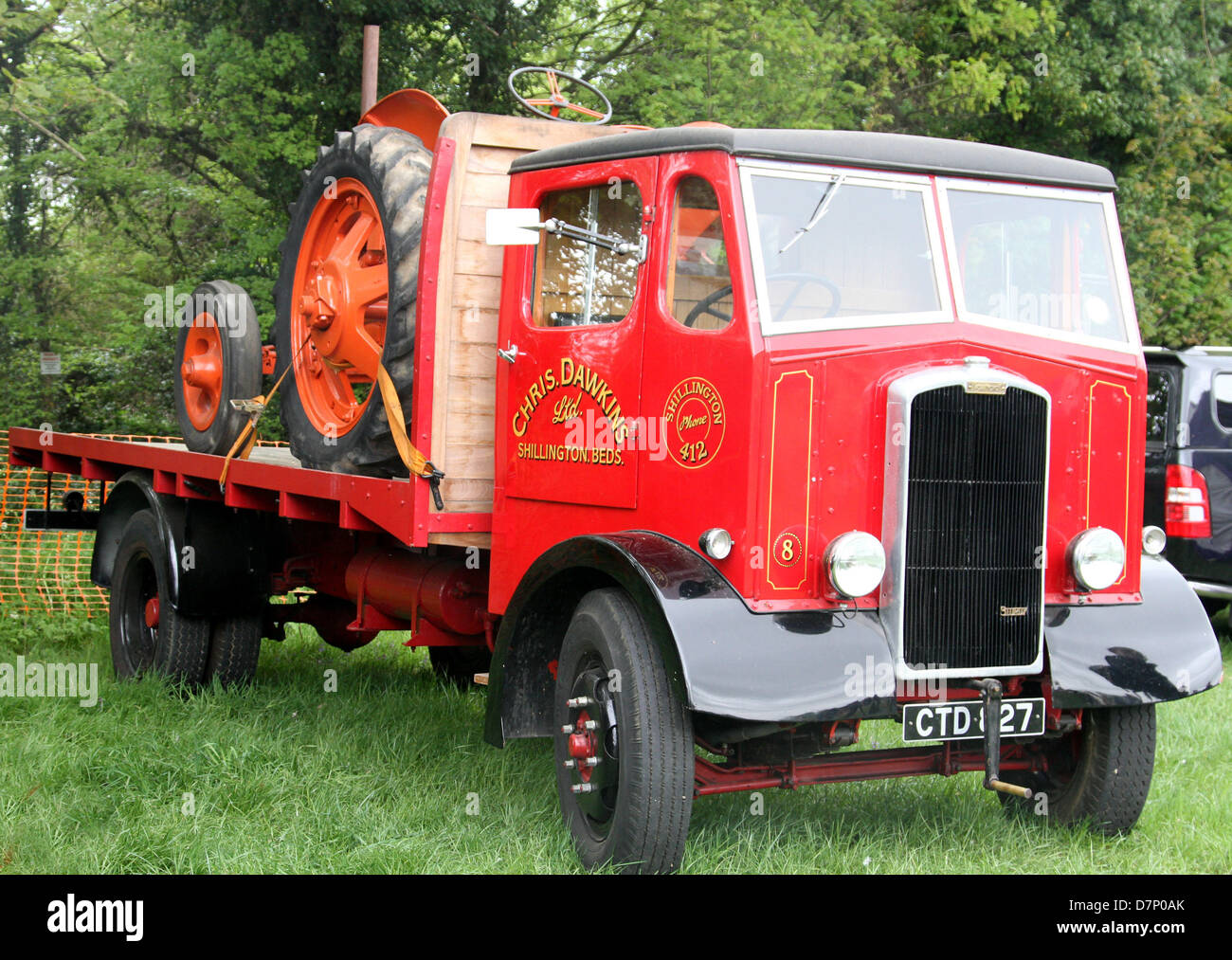 Stotfold Mill, Bedfordshire, UK. May 11th 2013. Vintage Lorry Stotfold ...