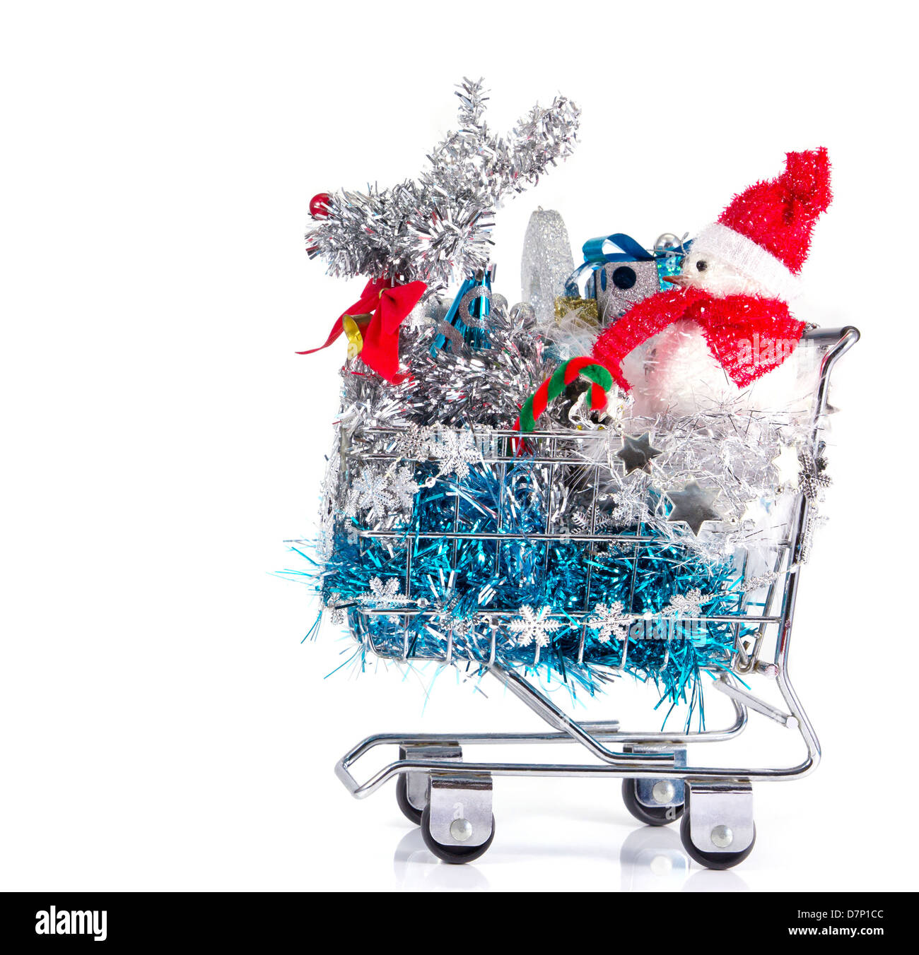 Christmas deer cart hi-res stock photography and images - Alamy