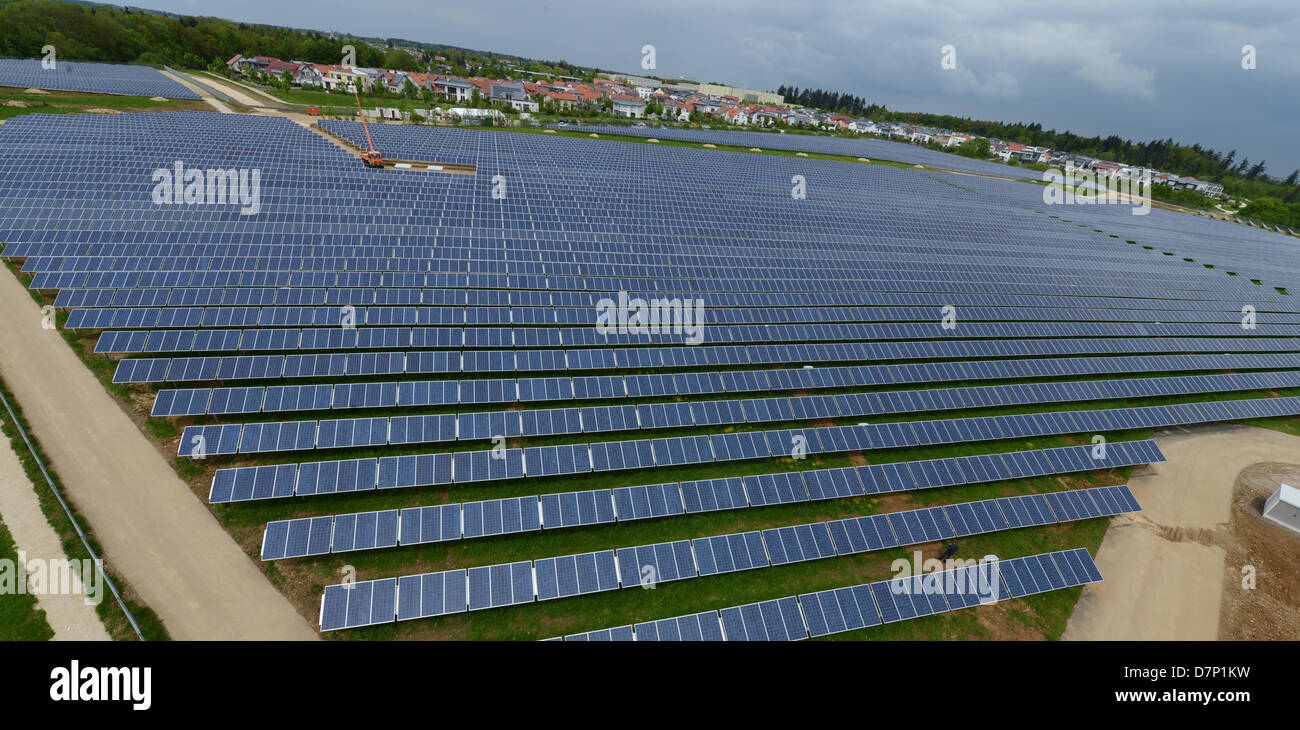 The solar park at Mutlanger Heide is pictured in Mutlangen, Germany, 11 ...