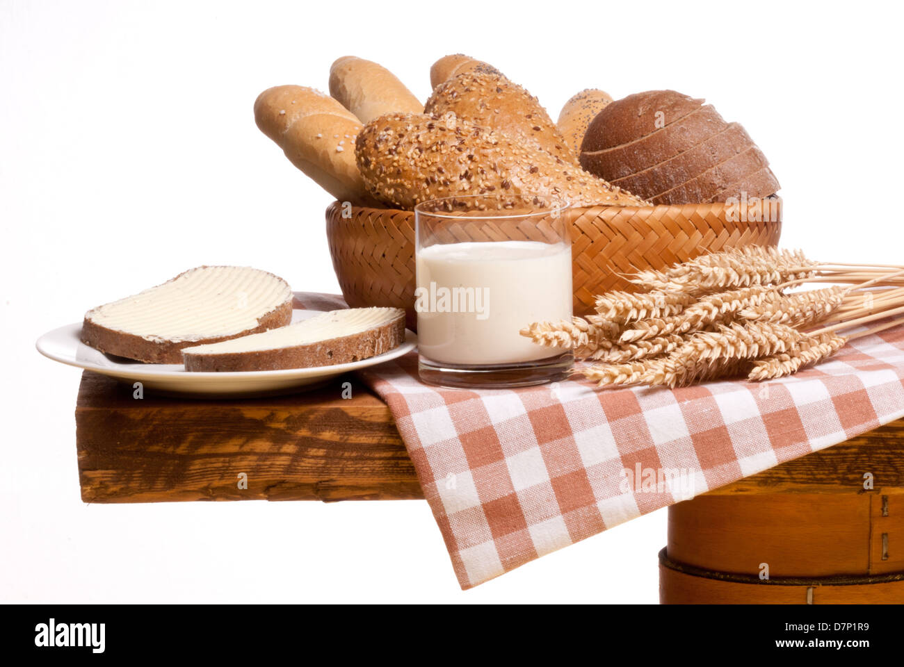 Bakery products milk slice hi-res stock photography and images - Alamy