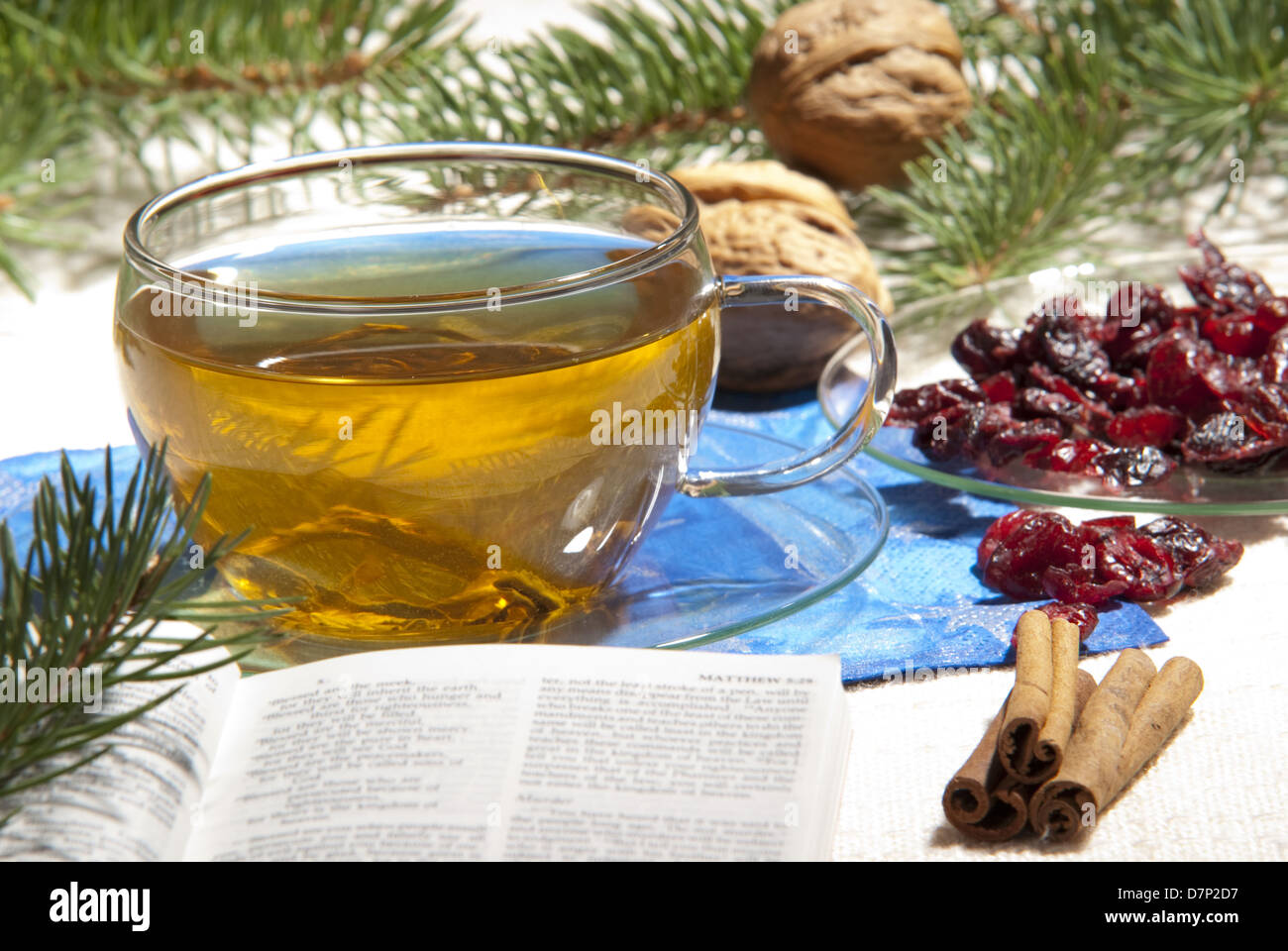 Holy bible new testament tea hi-res stock photography and images - Alamy