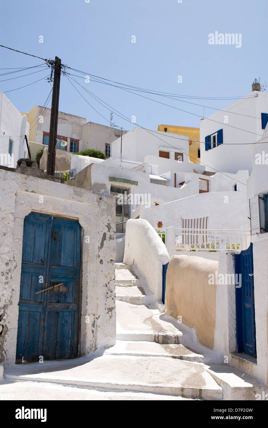 Constructions in Santorini,one of most beautiful and native islands of ...