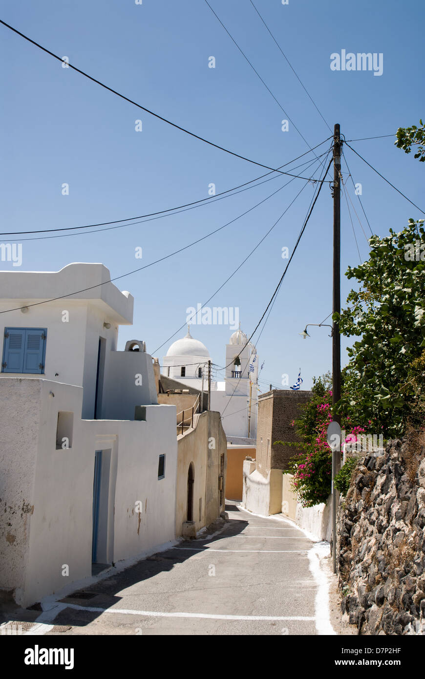 Constructions in Santorini,one of most beautiful and native islands of ...