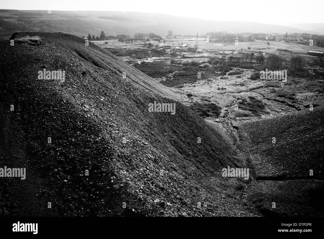 Coal waste tips Stock Photo - Alamy