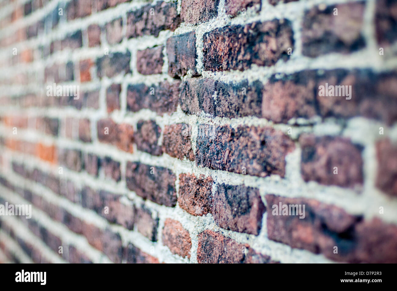 brick wall background with shallow depth of field and nice horizontal ...