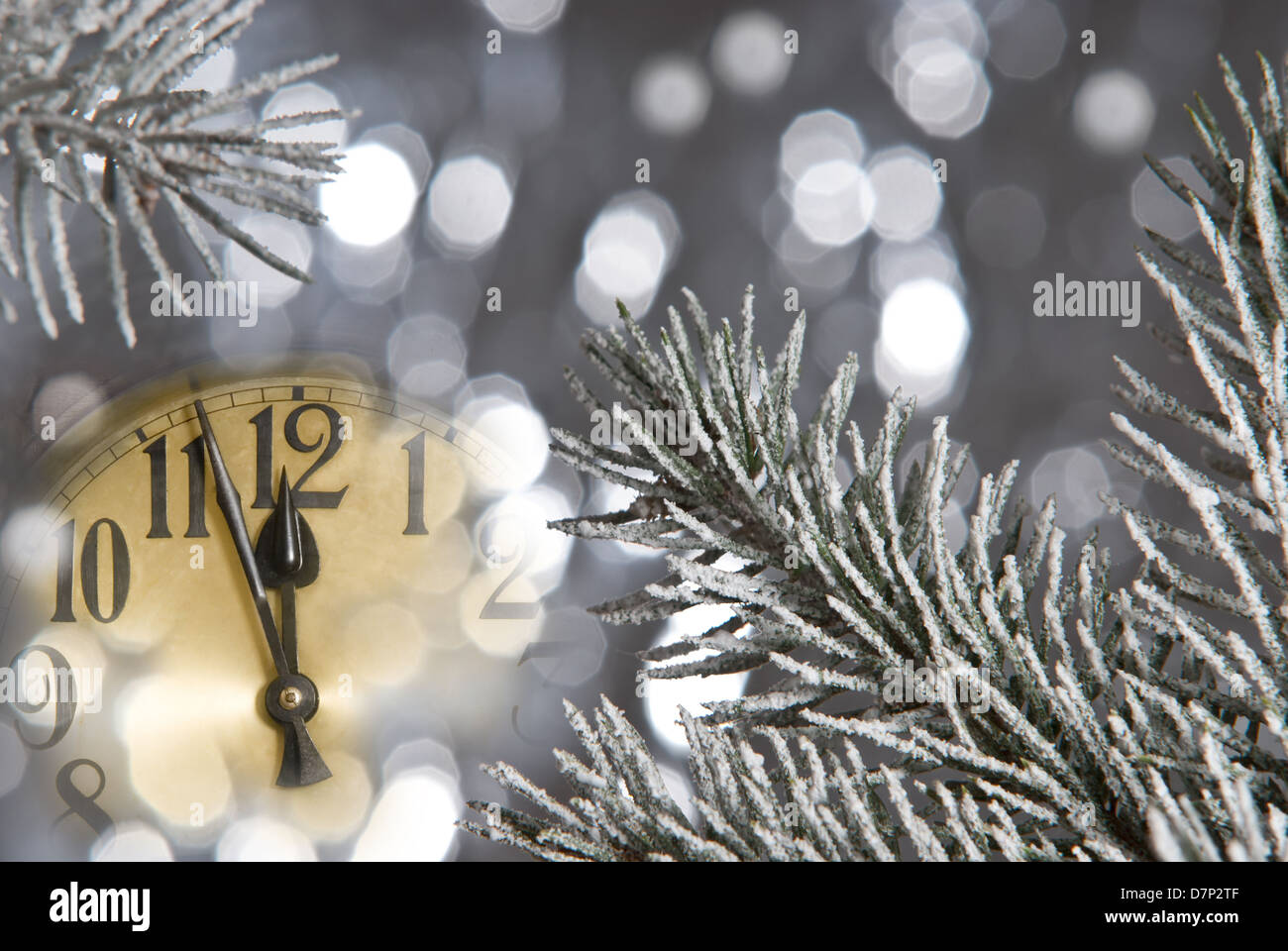 new year clock Stock Photo - Alamy