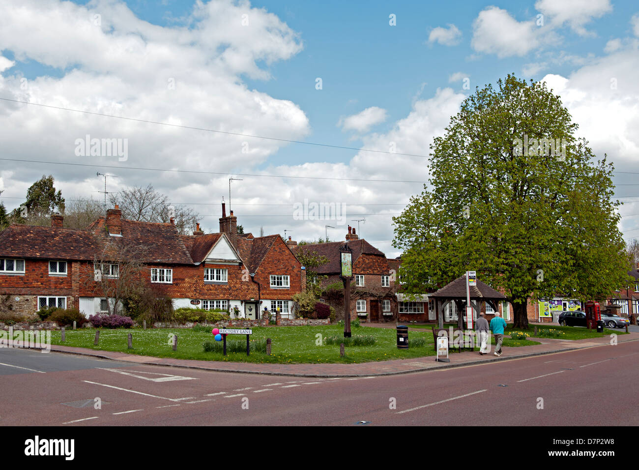 Brasted village green, Kent, UK Stock Photo - Alamy