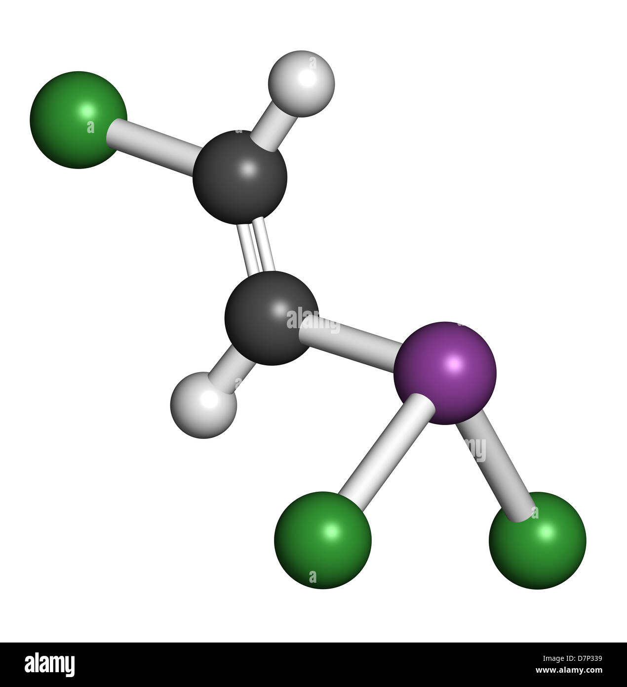 Lewisite chemical weapon molecule. Lewisite is an organoarsenic ...