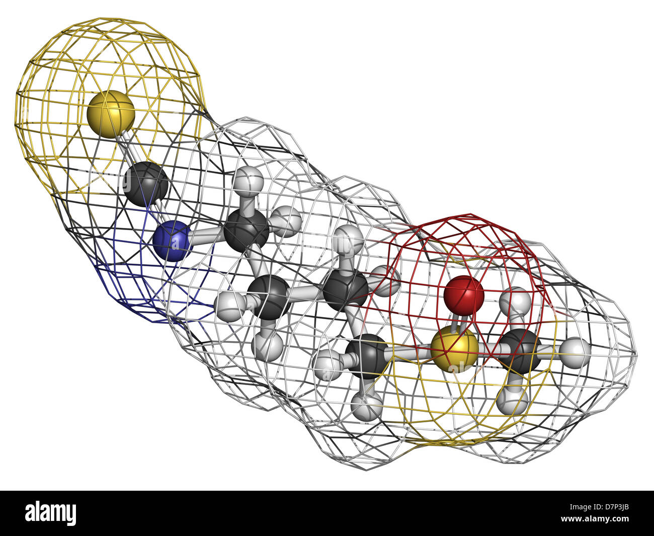 Sulforaphane broccoli and Brussels sprouts molecule, chemical structure ...