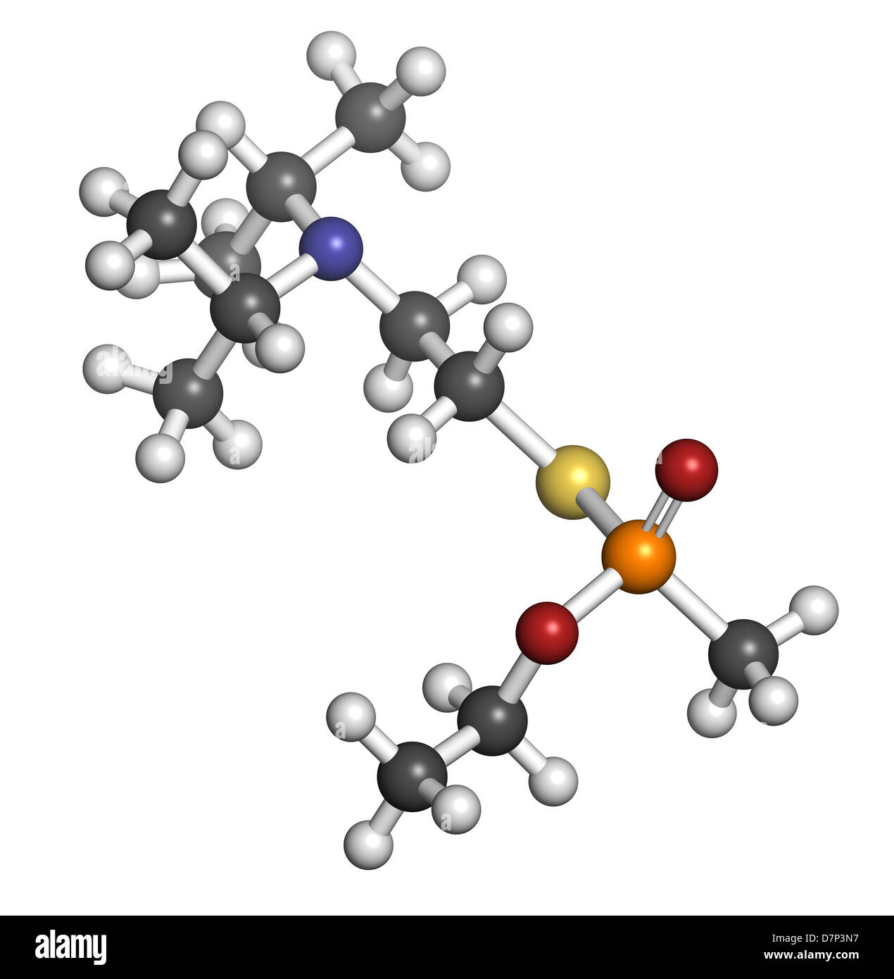 Vx nerve agent molecule Cut Out Stock Images & Pictures - Alamy