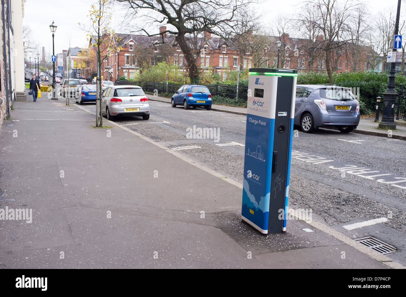 Electric vehicle charging point Stock Photo - Alamy
