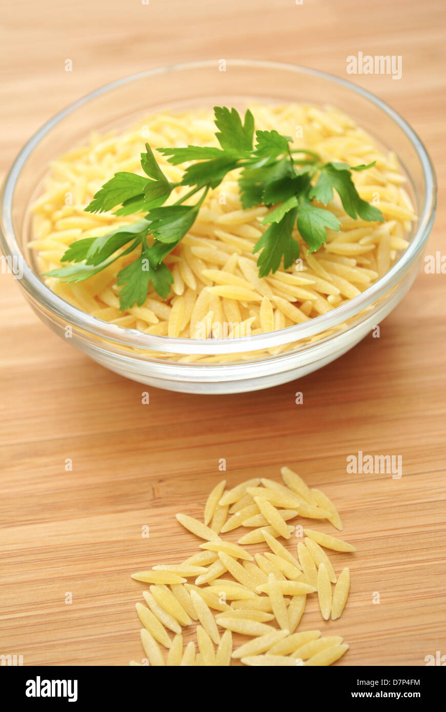 Dry Pastini Pasta with Italian Parsley Stock Photo - Alamy