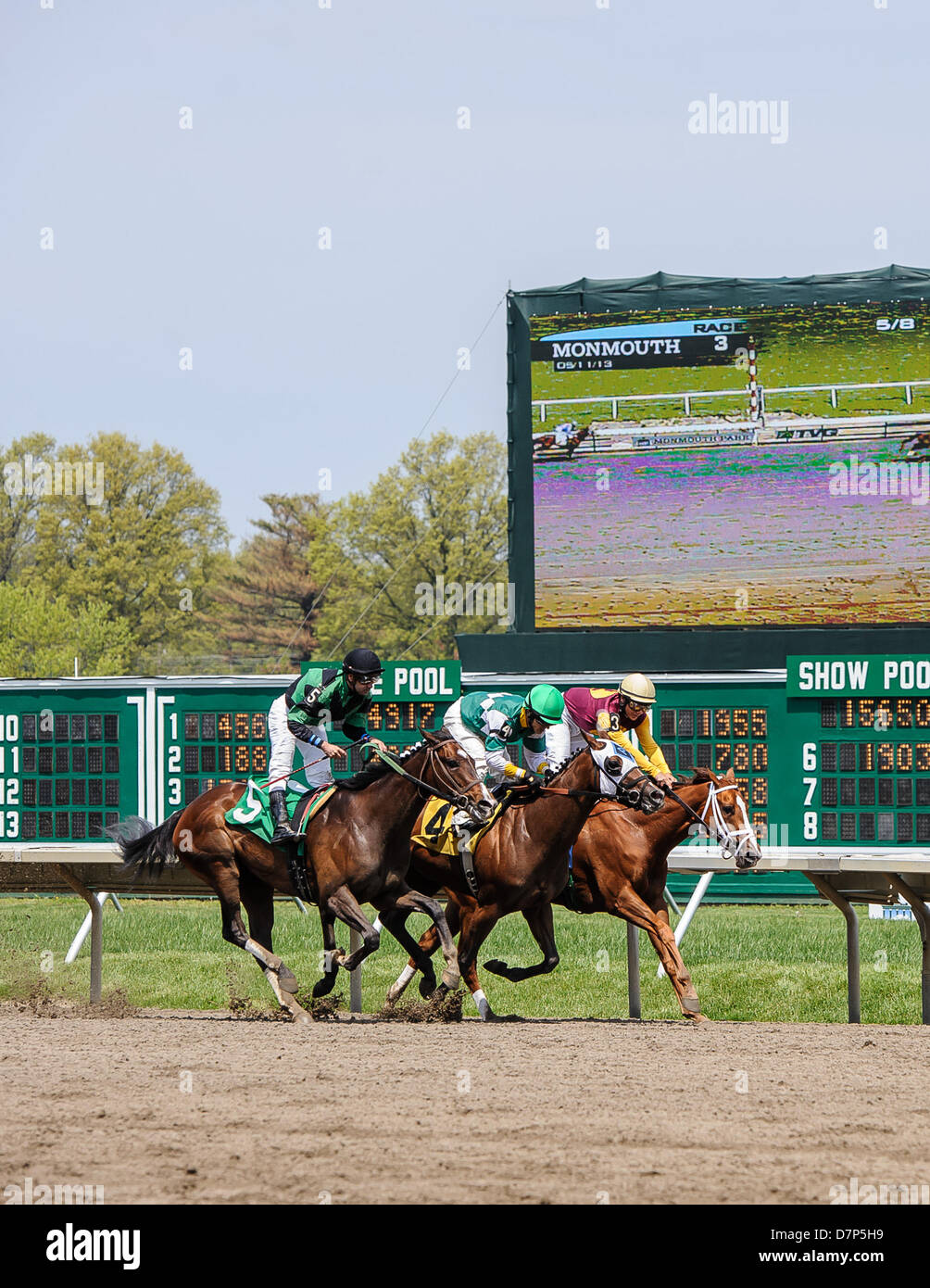 Monmouth park racetrack hi-res stock photography and images - Alamy