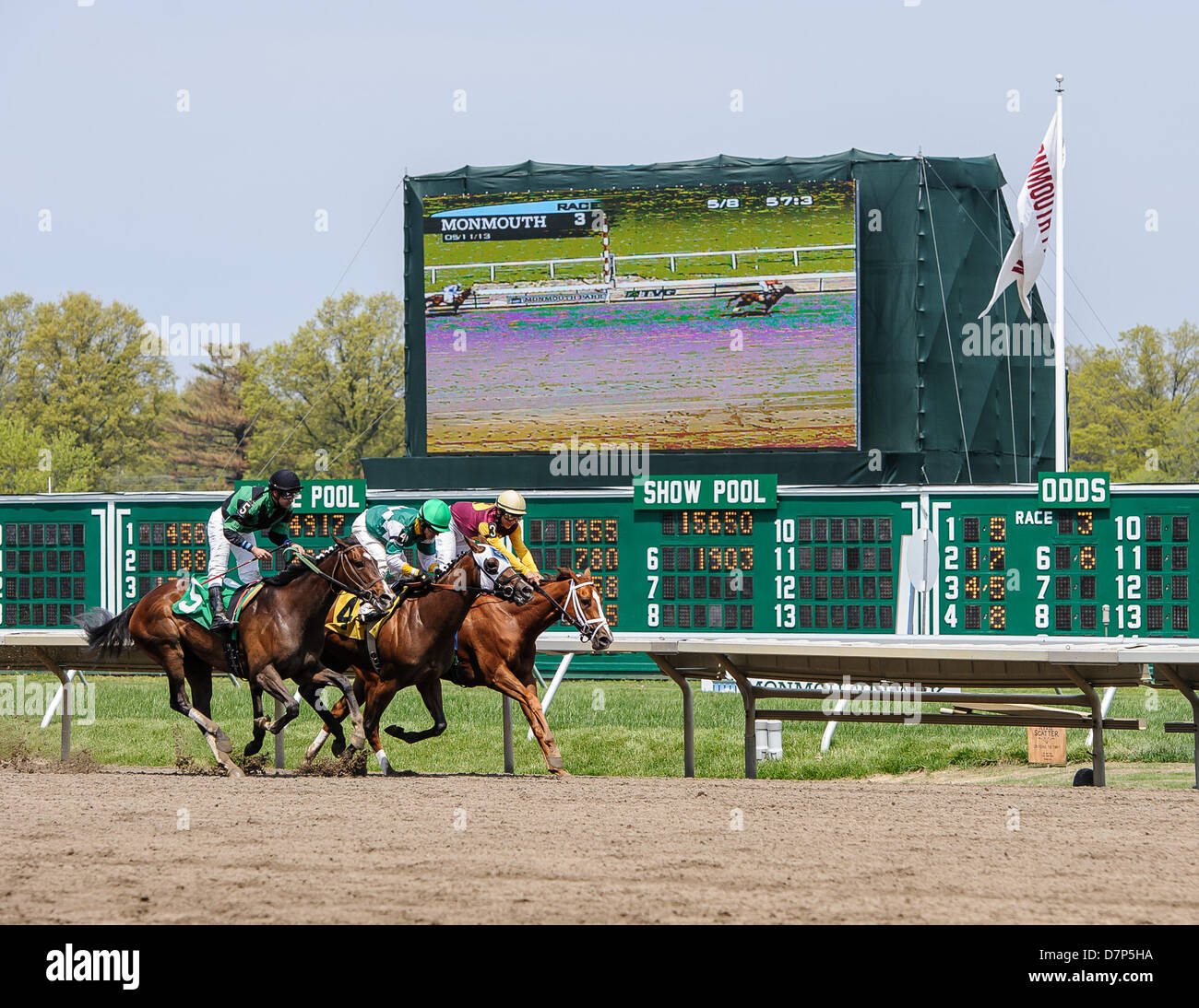 Monmouth park racetrack hi-res stock photography and images - Alamy