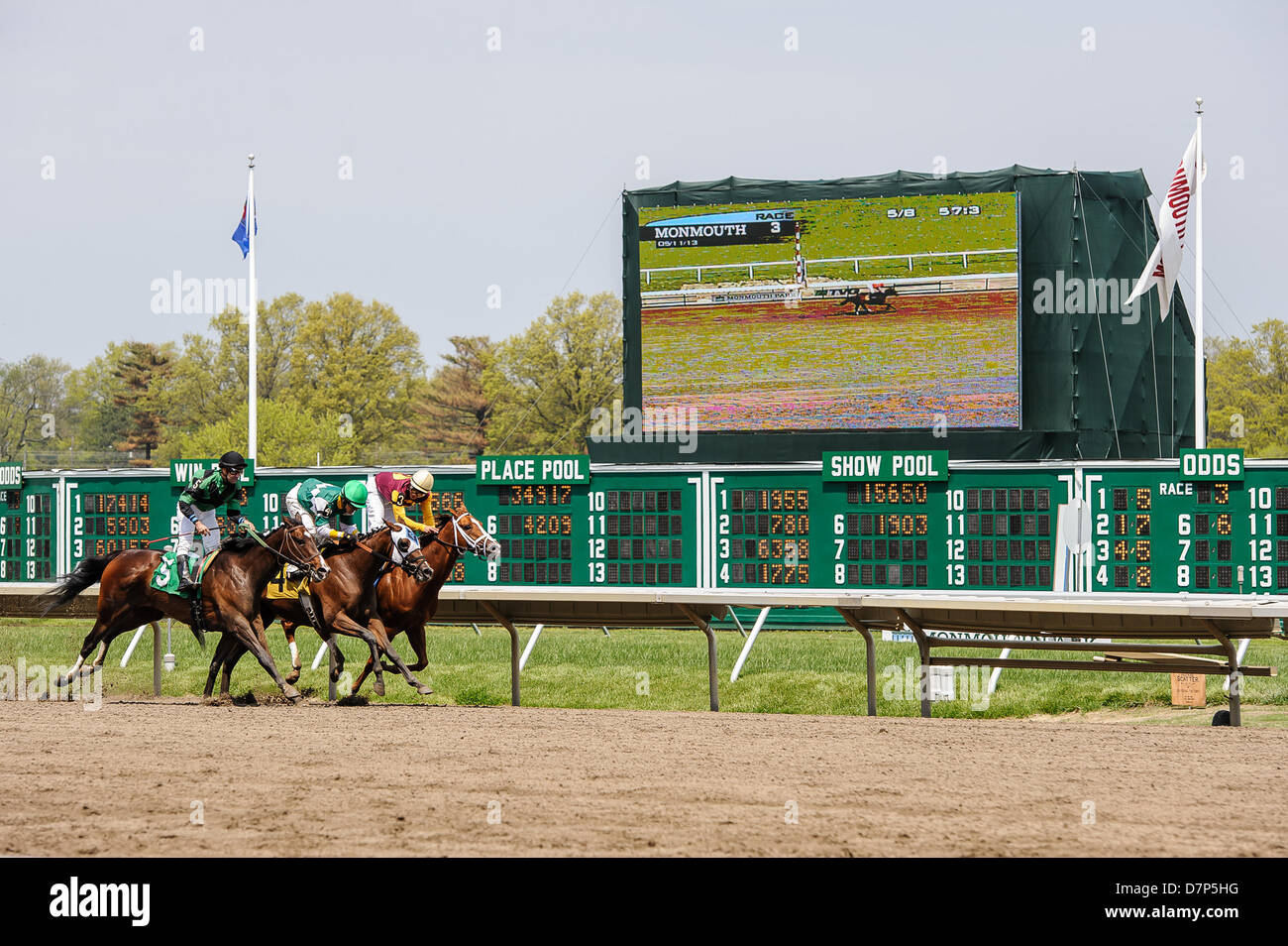 Monmouth park racetrack hi-res stock photography and images - Alamy