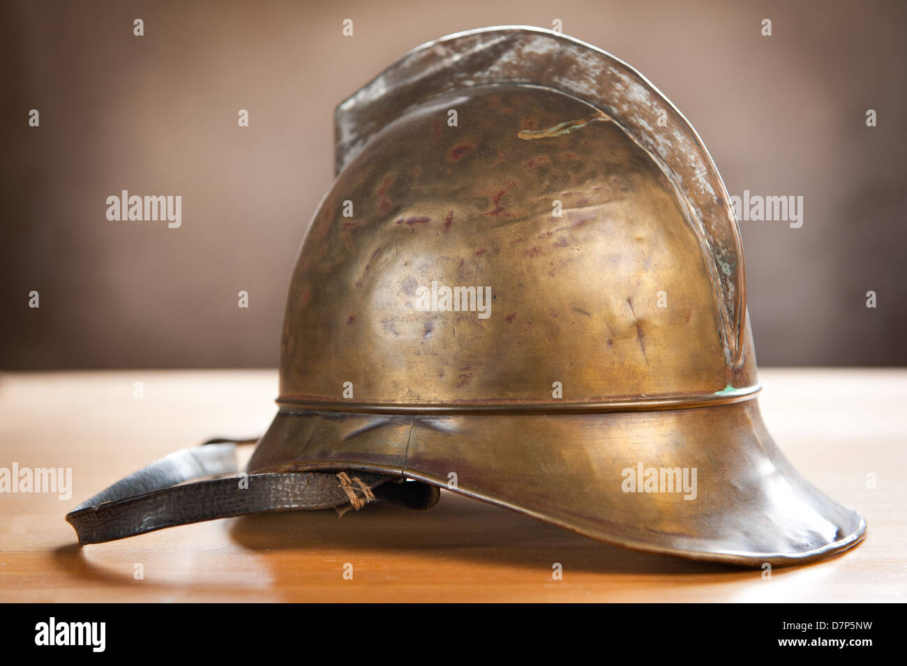Fireman old fashioned helmet hi-res stock photography and images - Alamy
